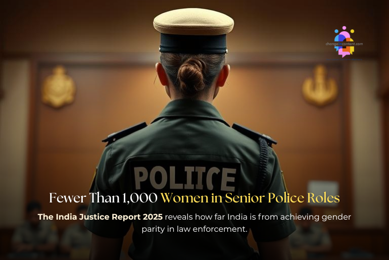 India Justice Report 2025: Fewer Than 1,000 Women in Senior Police ...
