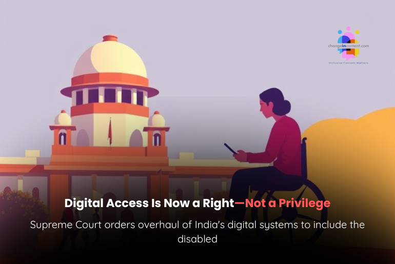 Digital Inclusion for Disabled Citizens | SC Declares Access a ...
